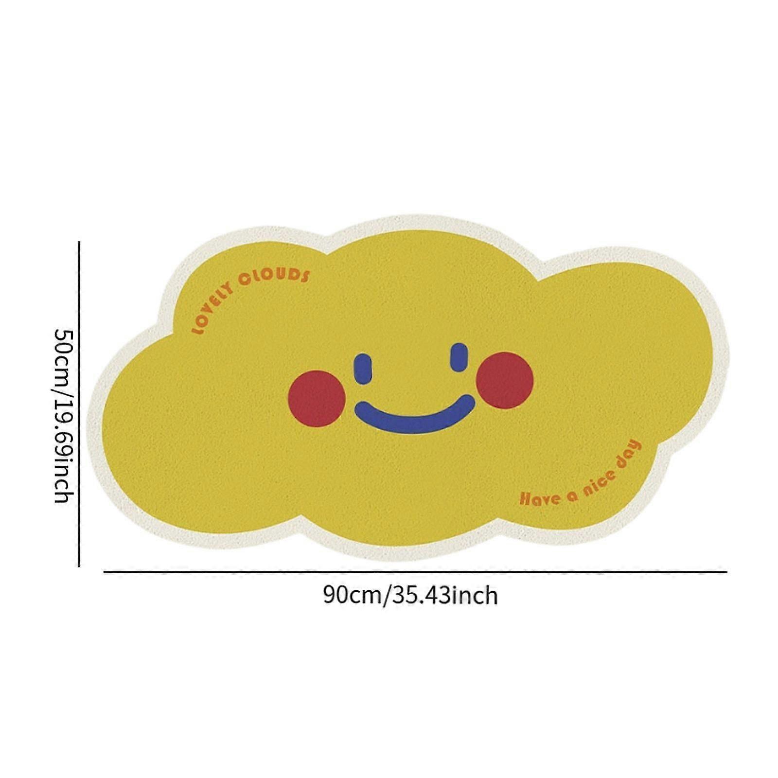 Bath Mat Washable Absorbent Non Slip Bathroom Mat for Indoor Nursery ...