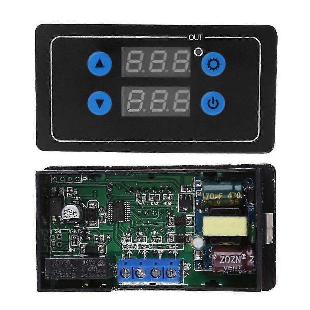 Programmable Digital Timer 0.1s - 999h Countdown Control Relay Delay ...