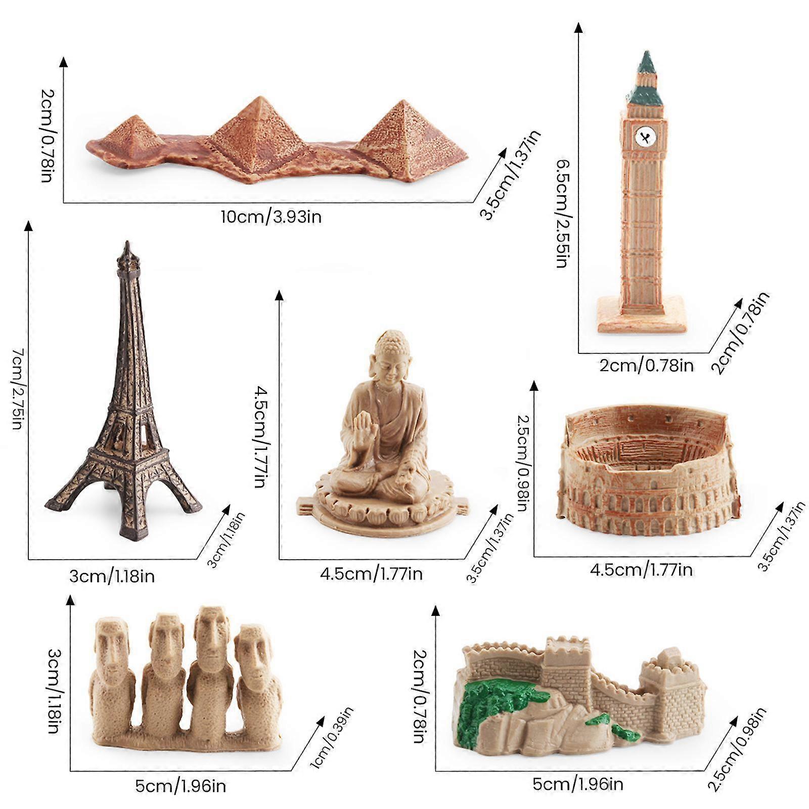 Mini Building Kits Historical Landmarks Building Kits Architecture ...