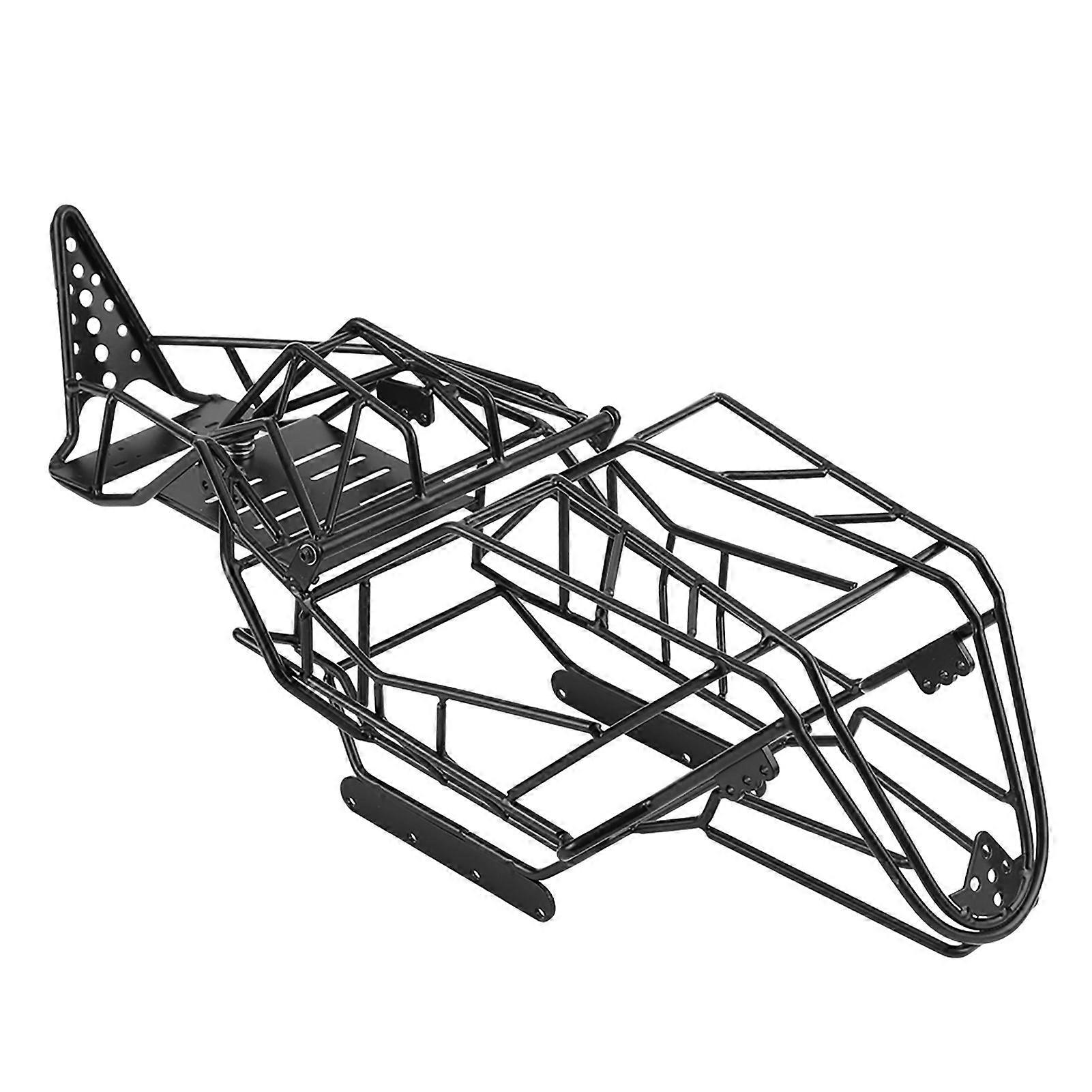 Black Metal Roll Cage Chassis Frame for Axial Wraith 90018 1/10 Scale ...