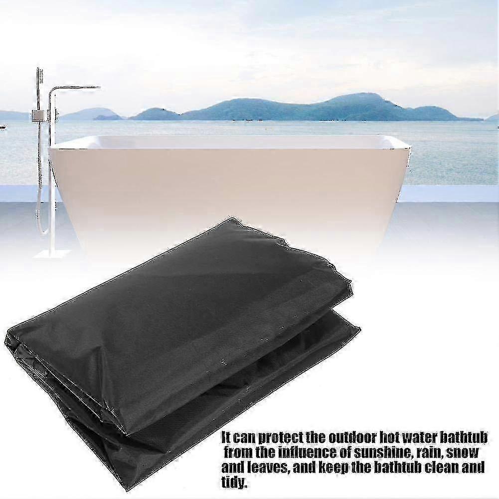 Elastic Waterproof Outdoor Hot Tub Spa Cover in 10 Sizes with UV ...