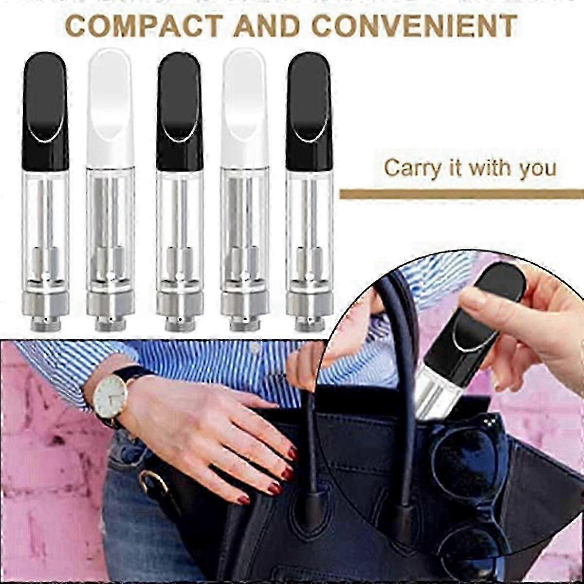 60 PCS Empty Storage Cartridges suitable for 1.0ML Glass Ceramics Easy ...