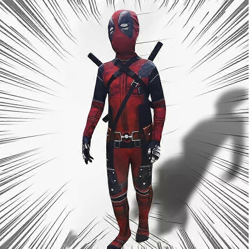 New Movie Character Role Play Costume Superhero Deadpool Costume Mask ...
