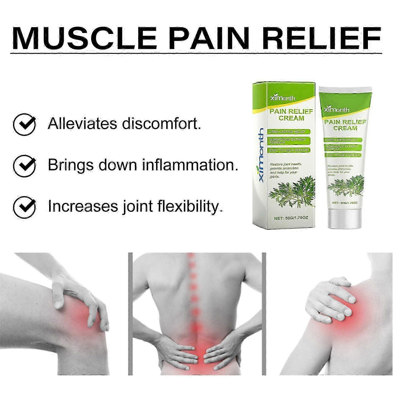 Ximonth Mugwort Muscle And Bone Pain Relief Ointment Relieves Pain In ...