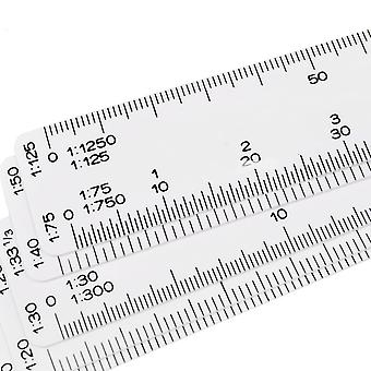 Fan Shaped Architects Scale Ruler For Graphics Design Multi Ratio ...