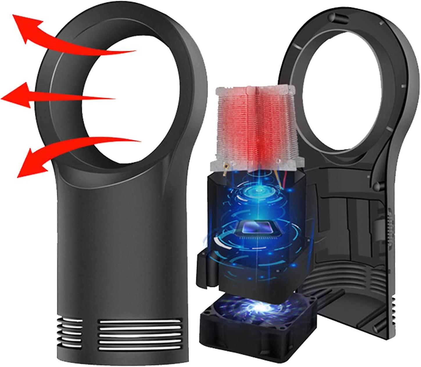 Mini Portable Desk Fan Without Blades And Fins Fast Heating And ...