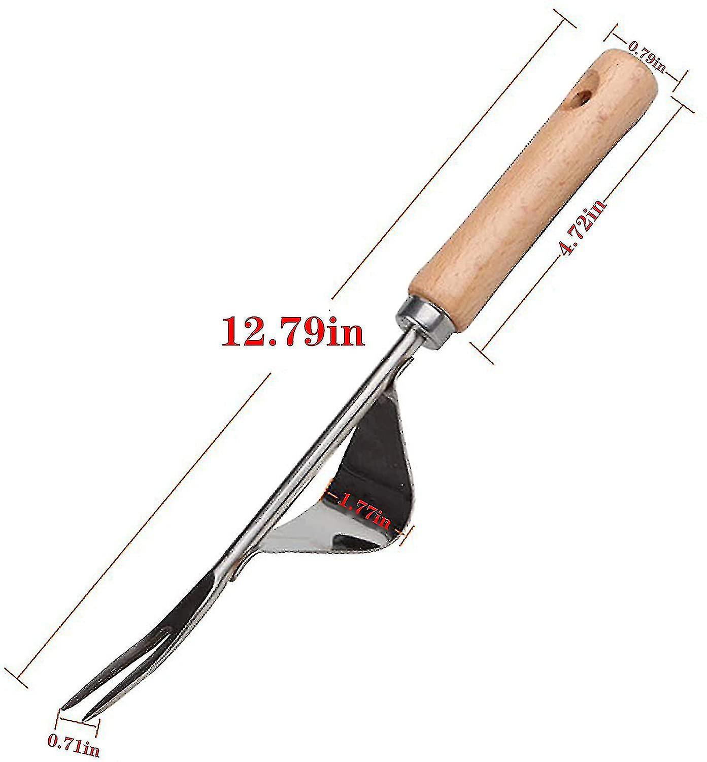 Manual Weeder Stainless Steel Weeding Gouge Tool | Fruugo NL