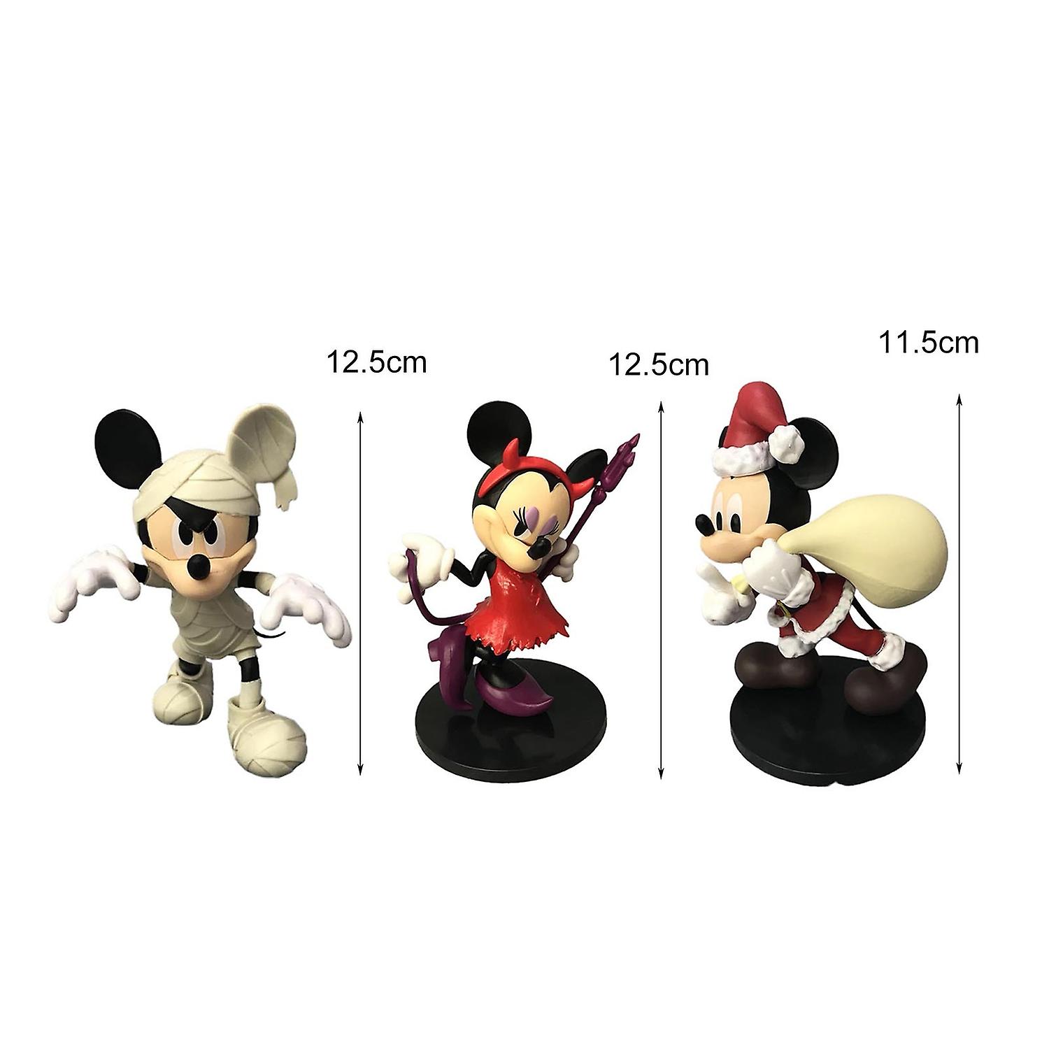 Mickey Model Cartoon Anime Figure Simulation PVC Mini Collectible ...