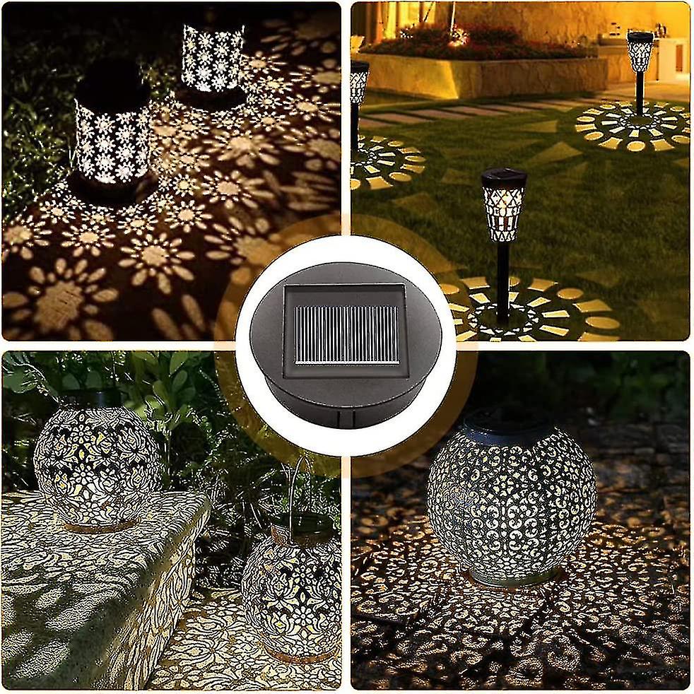 4 Pieces Replacement Solar Lights With Led Bulbs, Solar Top Lights ...