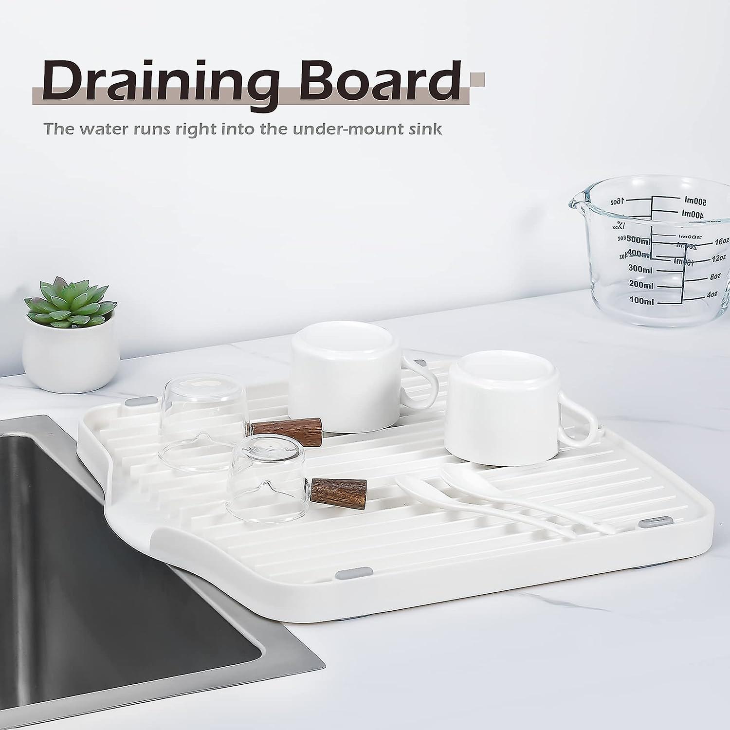 Draining Board Tray for Under-Mount Sink Drain Board Plastic Dish ...