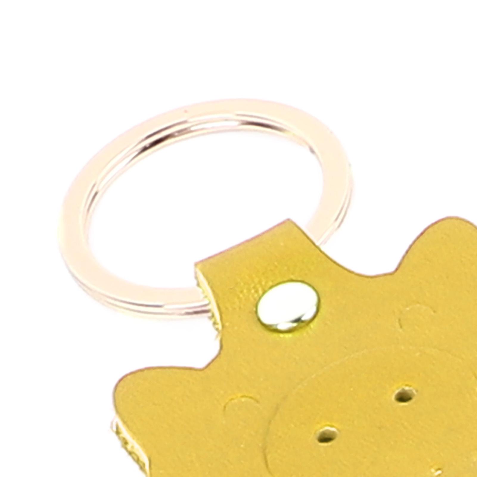 5 Sets Leather Key Fob Kit Cute Cartoon Piggy Shape Diy Leather Key ...