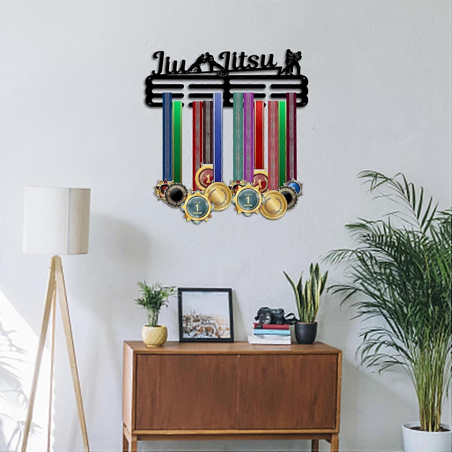 Jujitsu Medal Display Hanger Holder Jiu Jitsu Pattern Medal Holder 15.7 ...