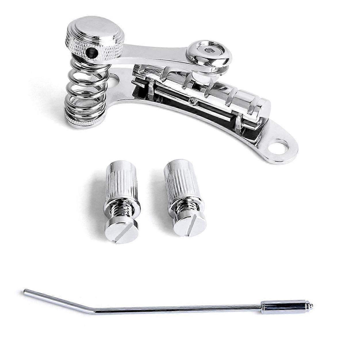 Guitar Vibrato Tailpiece Tremolo, Flat Top Body Tremolo Unit Vibrato Bridge for LP SG Electric ...