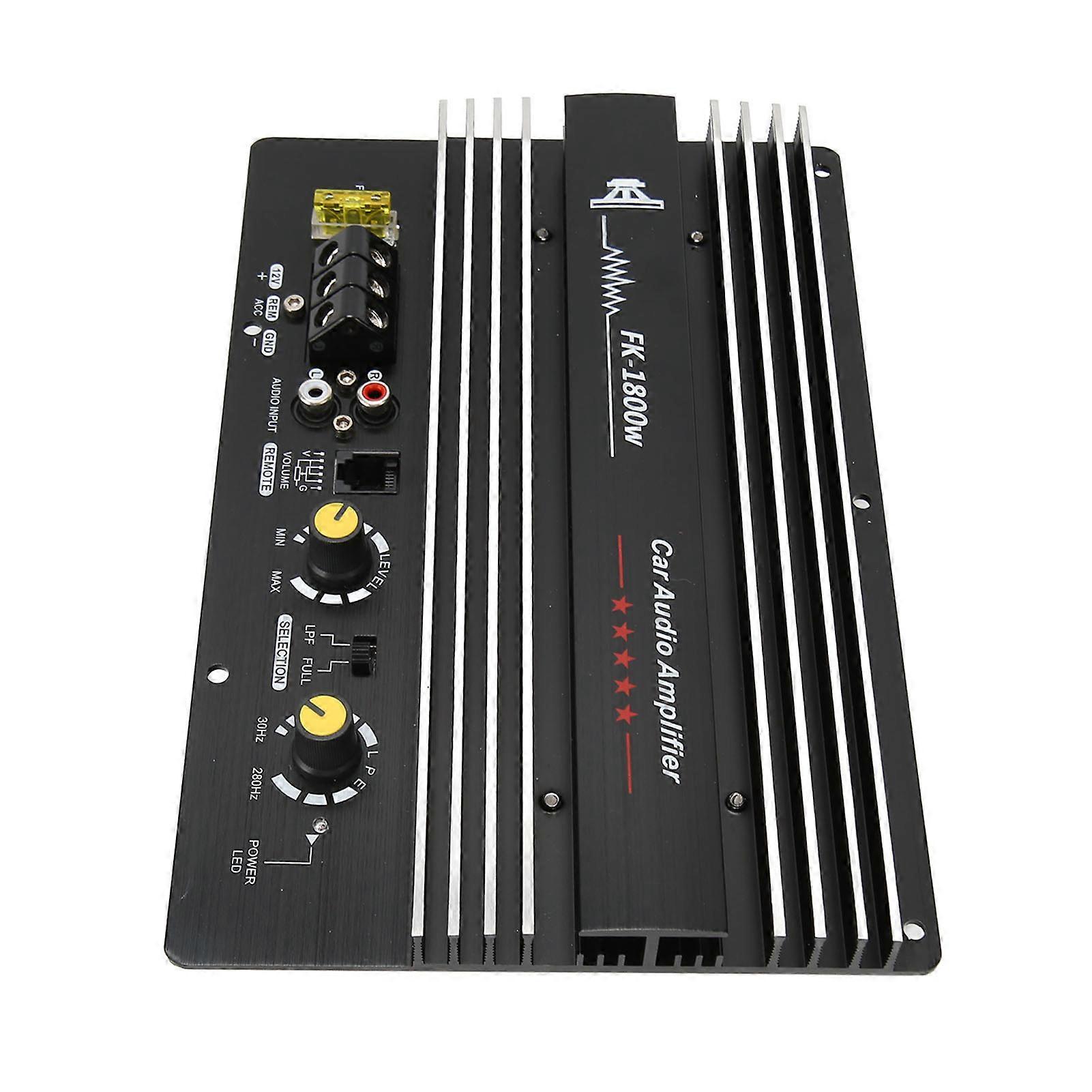 Automotive Amplifier 12V 1800W Car Stereo Audio High Power Amplifier ...