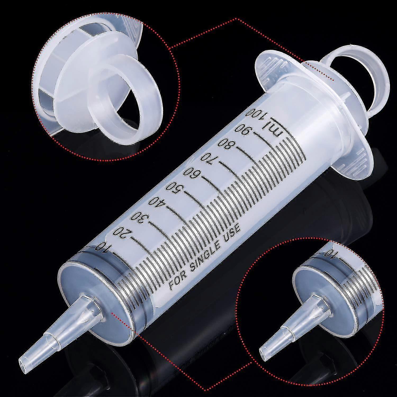 Plastic Syringe with Flexible Hose Large Plastic Measuring Syringe for ...
