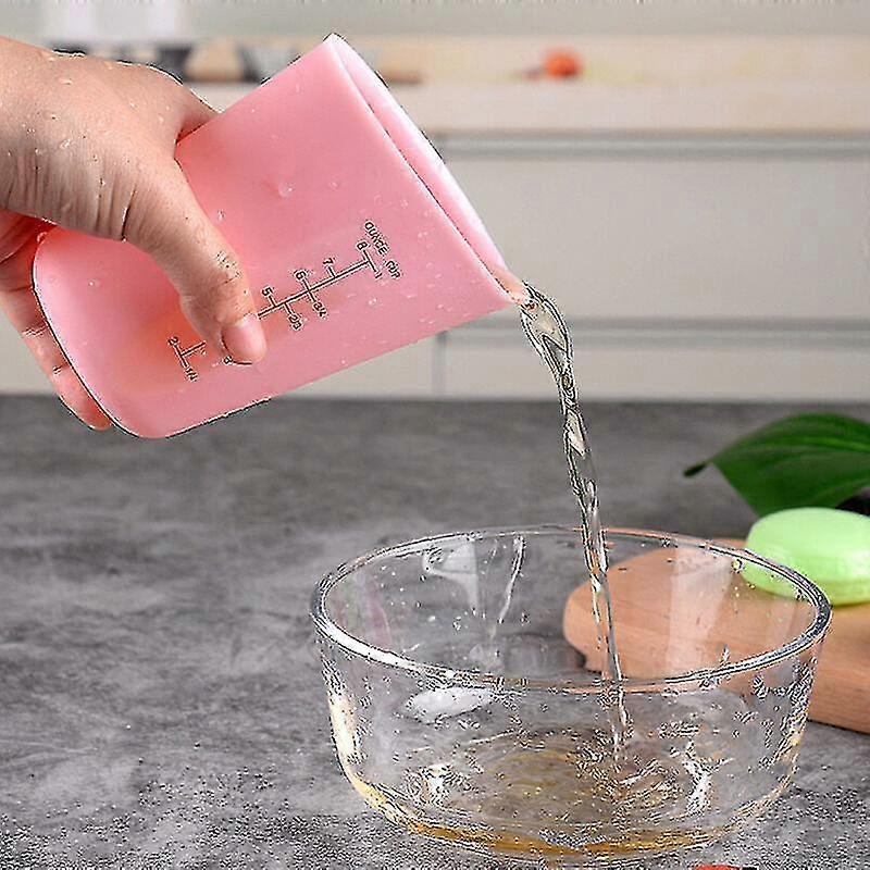 Flexible Silicone Measuring Cup Set For Epoxy, Butter, Chocolate And ...