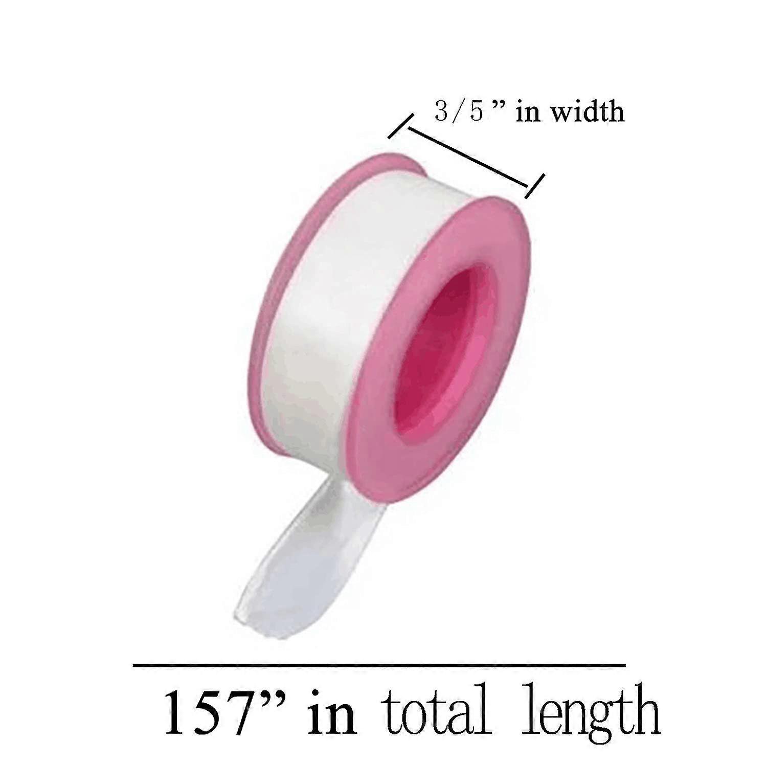 12 Rolls Water Sealant Thread Tape 3/5" Width 157" Length Ptfe Thread ...