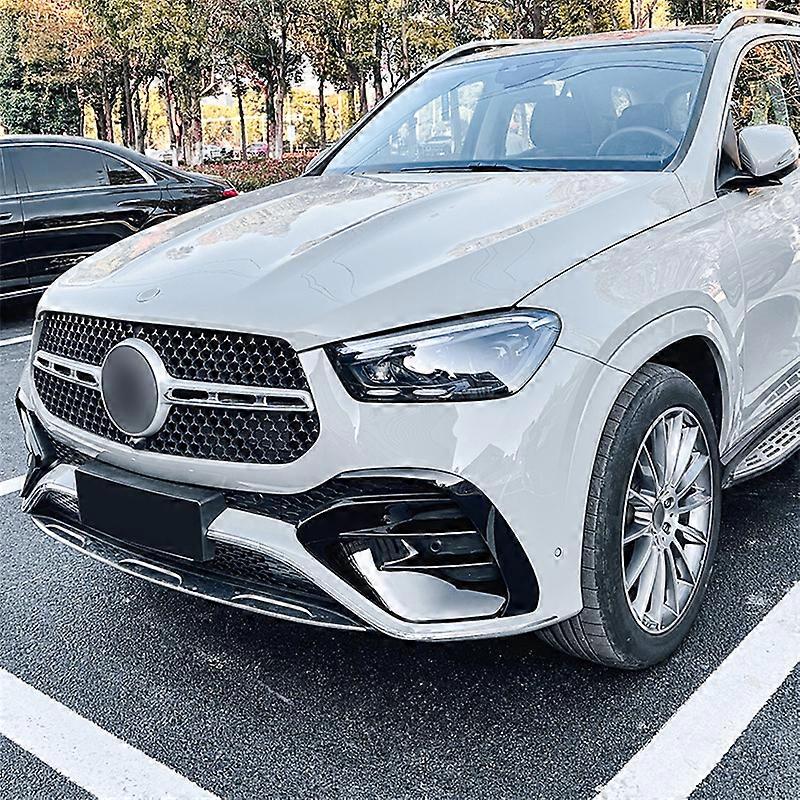 Gloss Black For Mercedes Benz GLE class W167 C167 2024+GLE450 GLE53 AMG Front Bumper Fog Lamp ...