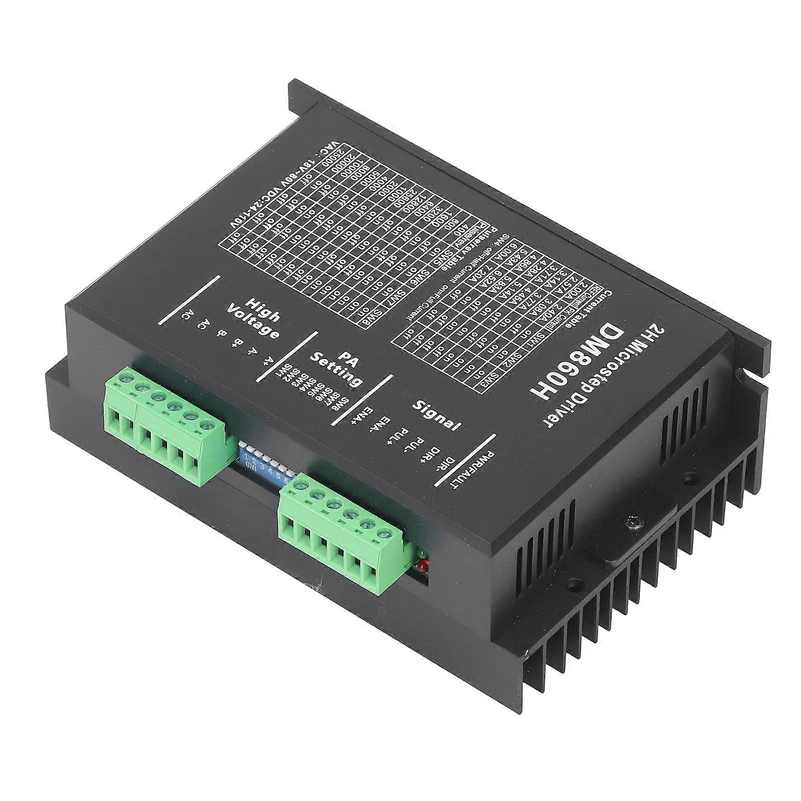 Step Motor Driver PWM Controller 2 Phase Adjustable with Shell DM860H ...