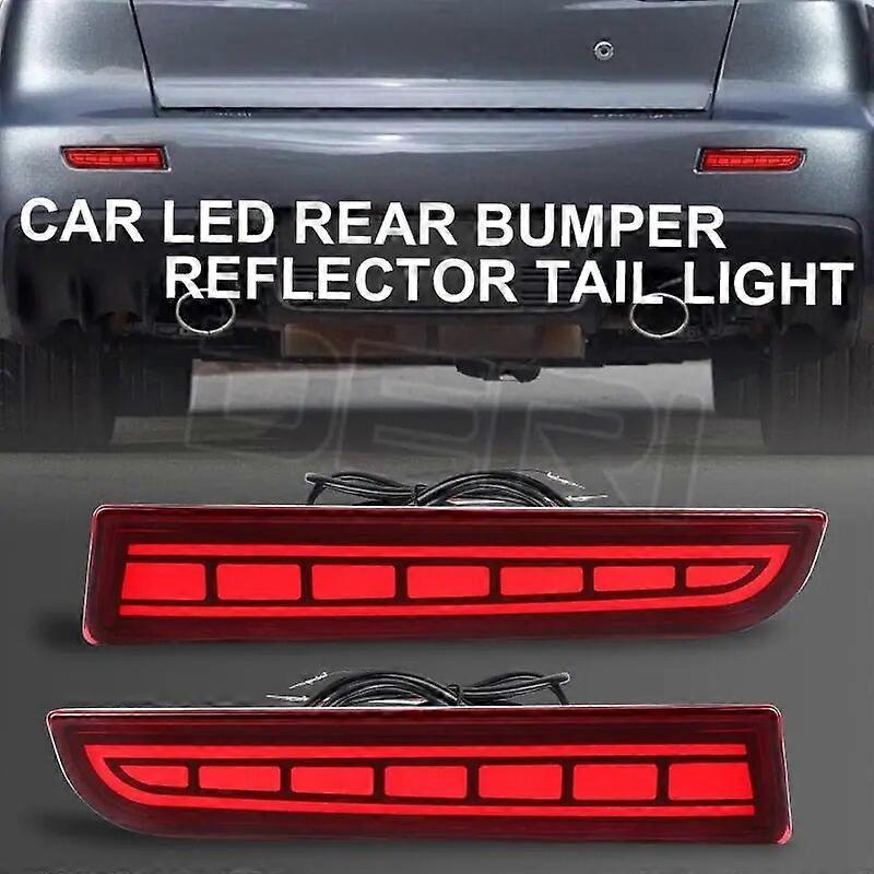 2pcs LED Rear Bumper Reflector Light Rear Signal Fog Lamp for 2008-2017 ...