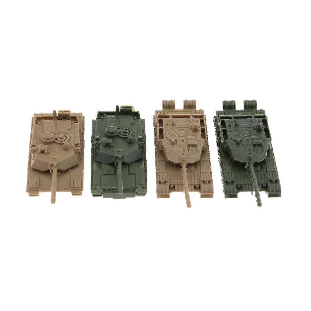 16 Pieces 4D Modern Tank Model 1:144 Color Heavy Tank Sand Table Model ...