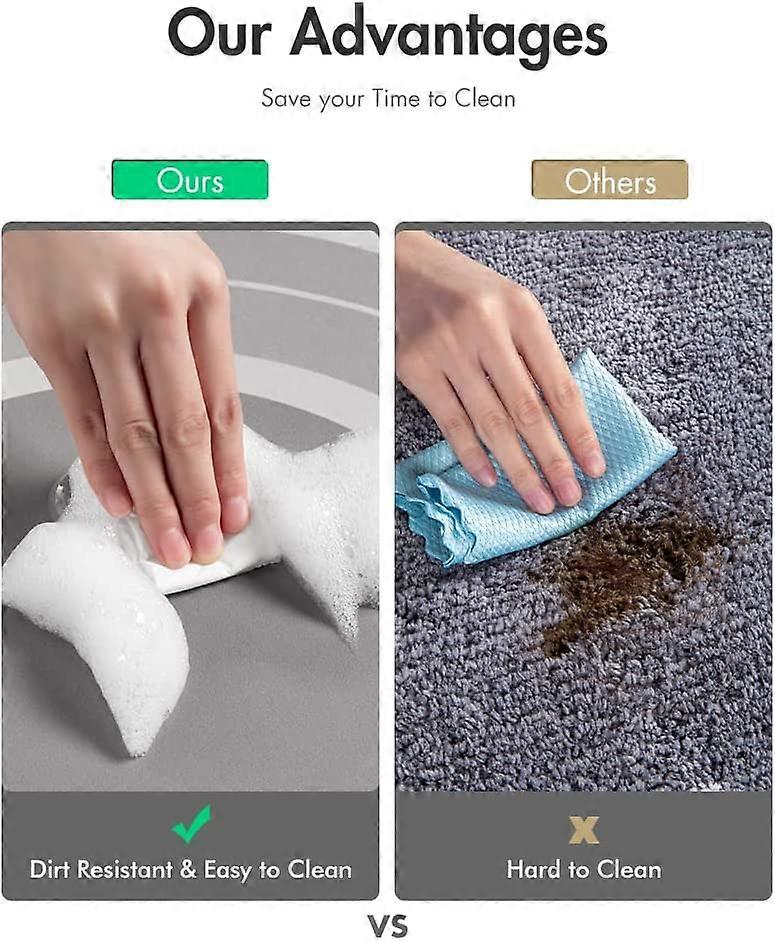 Soft diatom mud absorbent floor mat non-slip bathroom foot pad quick ...