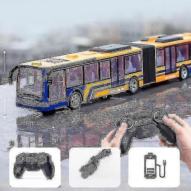 Jwl-wireless Remote Control Bus With Light Simulation Electric Large ...