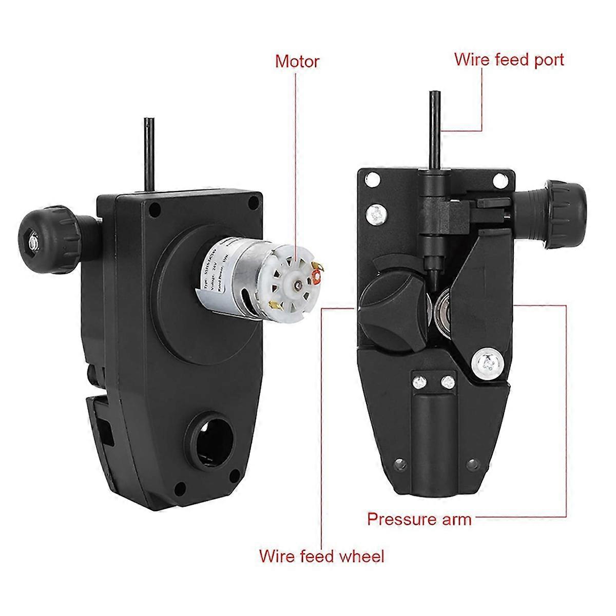 Wire Feed Welder, DC 24v 15w Mig Welder Roller Wire Feed Motor Welding ...
