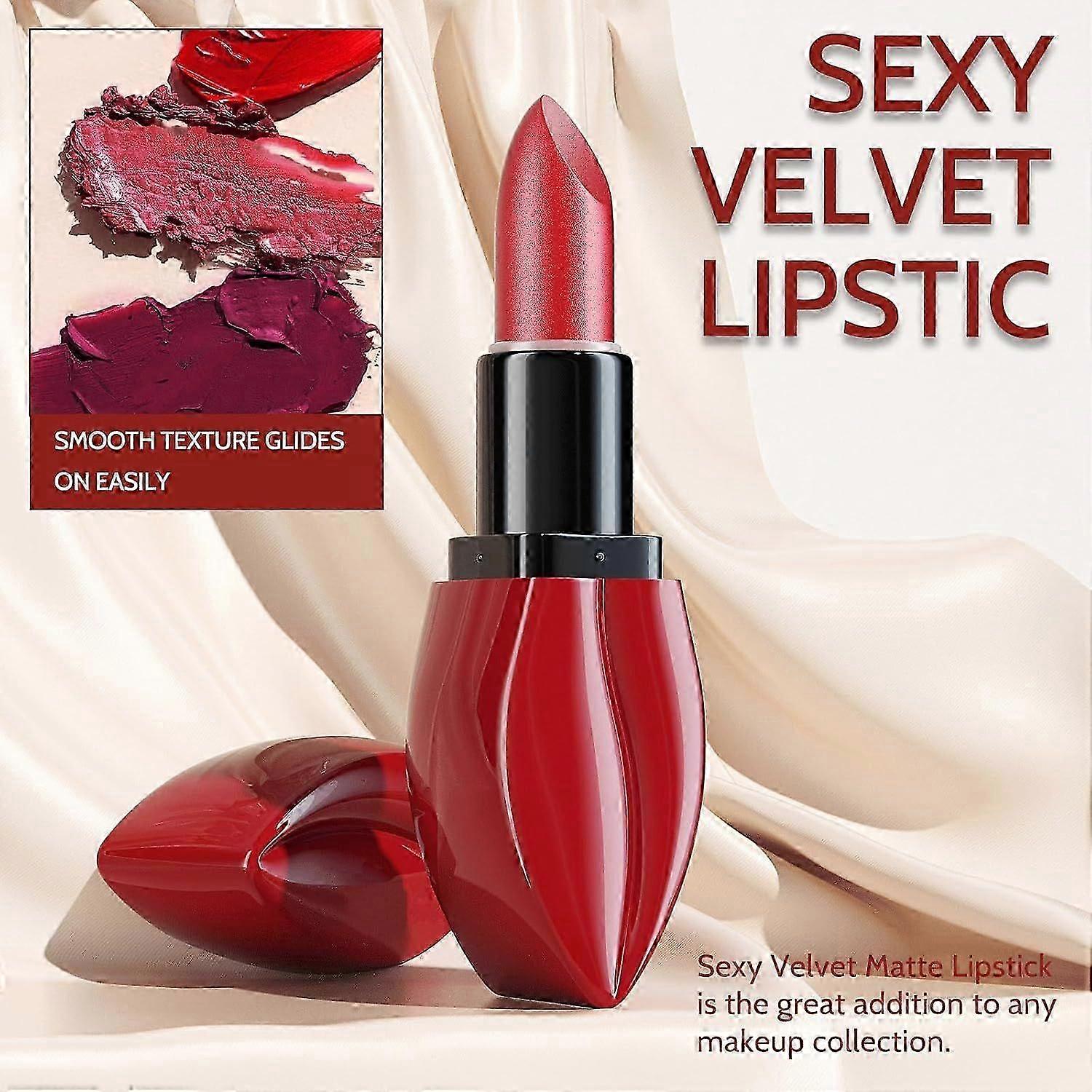 Matte Lipstick Makeup Set,5PCS Long Lasting Non-Stick Smudge Proof ...