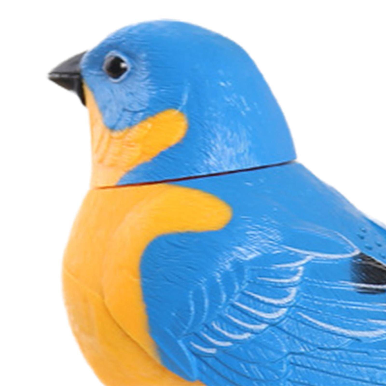 Parakeet Parrot Cage Toy Electric Singing and Chirping Bird Toy for ...