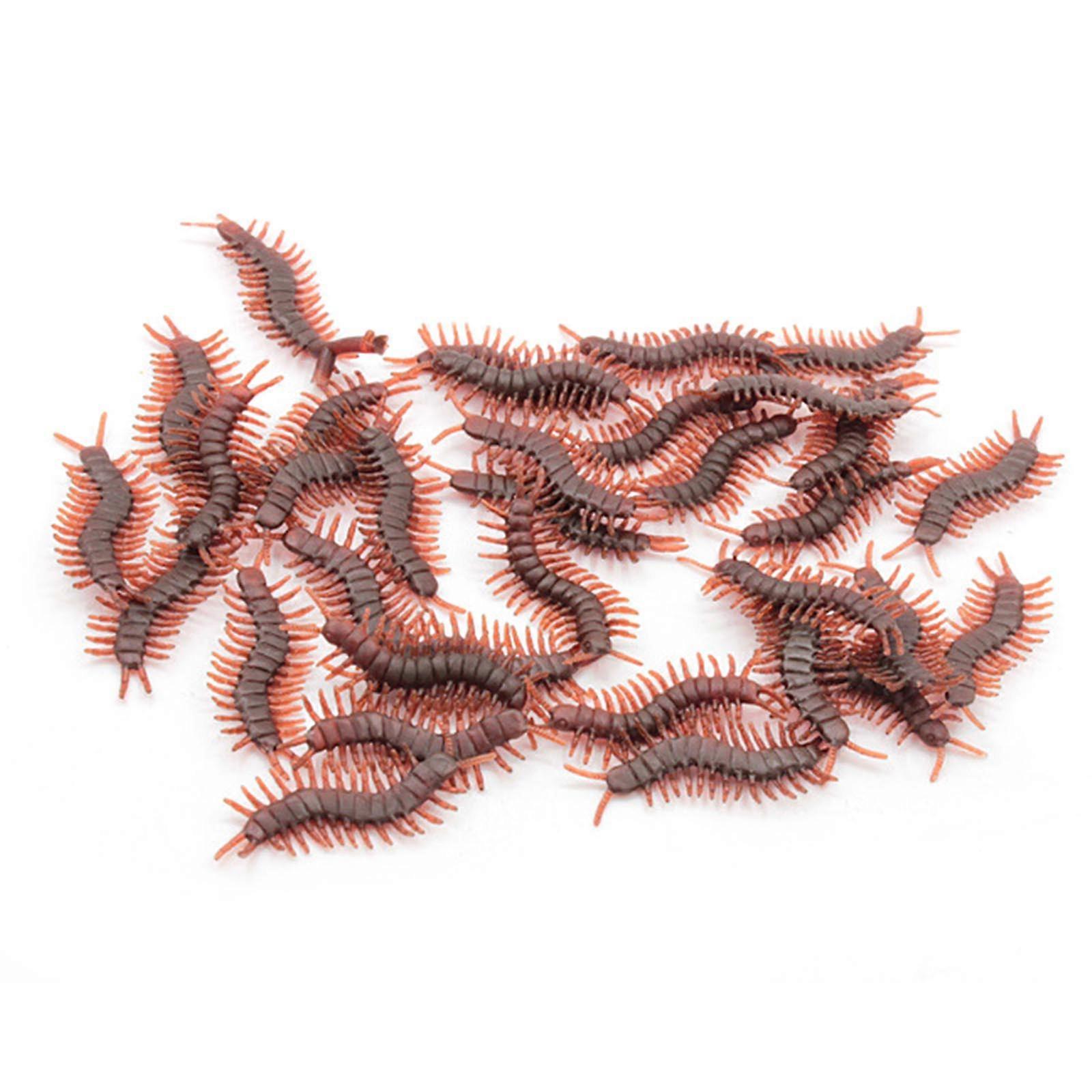 10Pack Imitation Insects Fake Centipede Toys Realistic Bugs Prank Joke ...