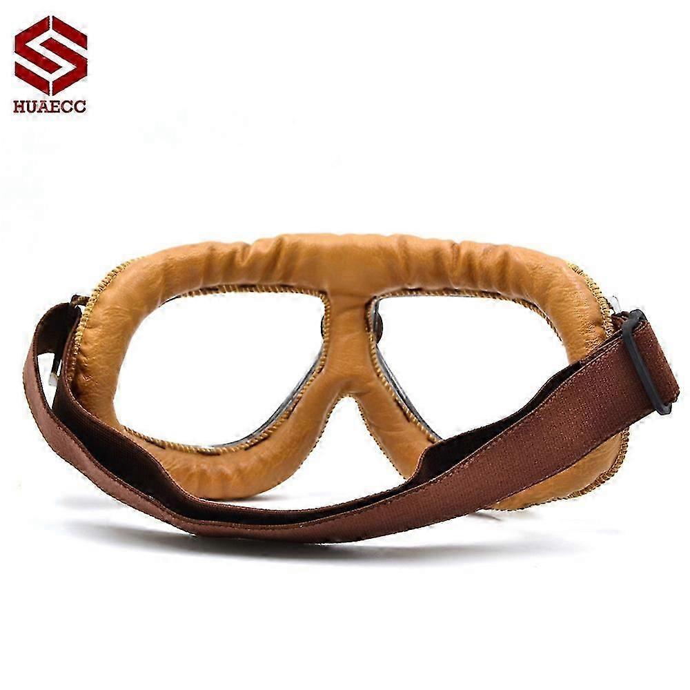 Motorcycle Vintage Old School Retro Goggles Glasses suitable for Sport ...