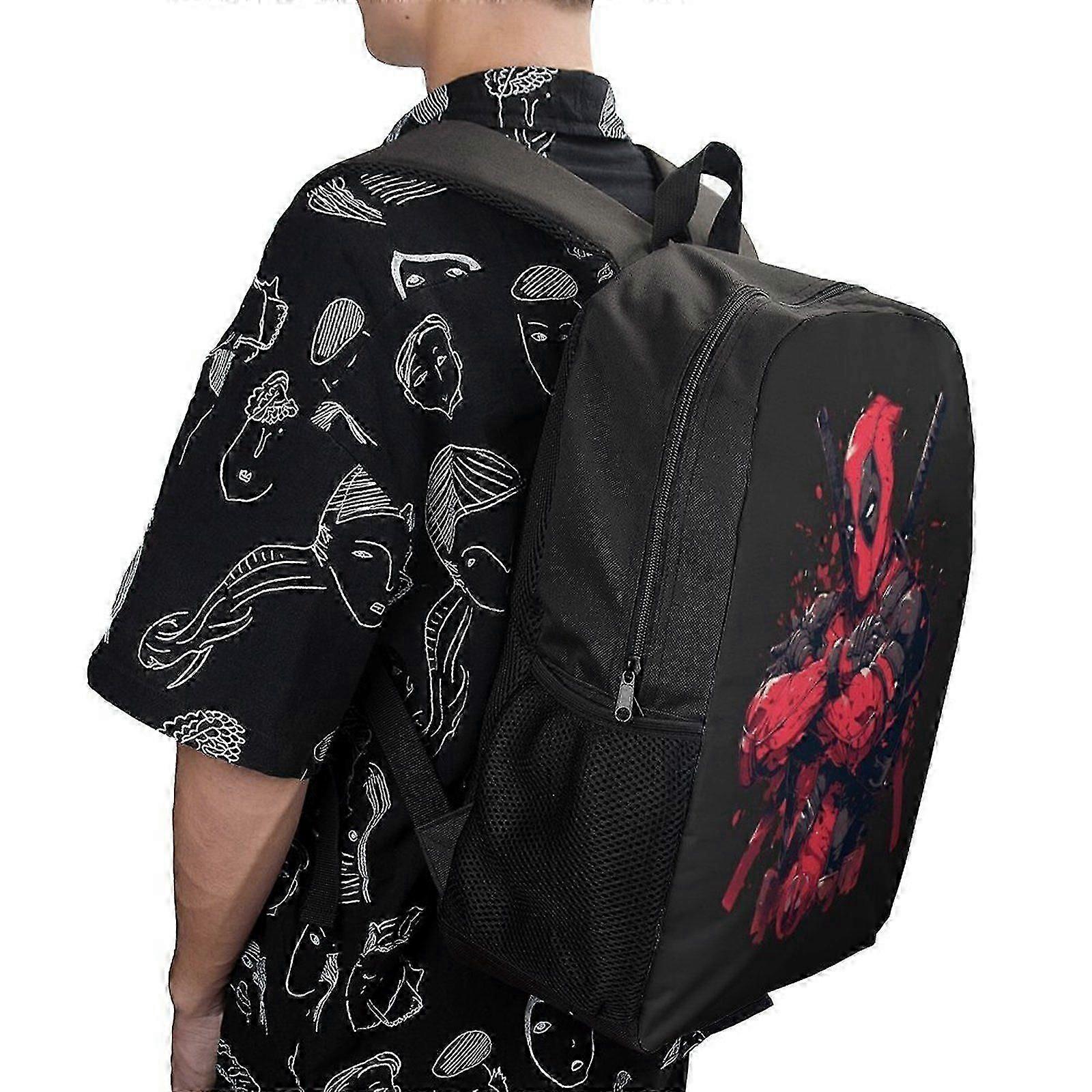 i2824 Deadpool Backpack Shoulders DaypackBag Work Travel Classic Unisex ...