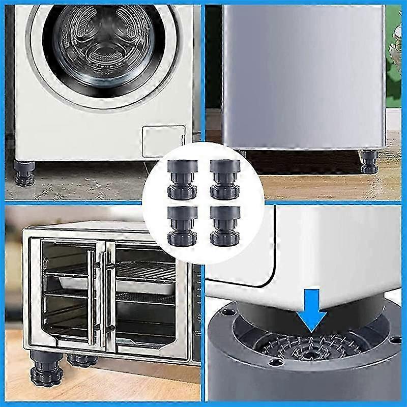 Adjustable Height Washing Machine Support, Anti Vibration Washing ...