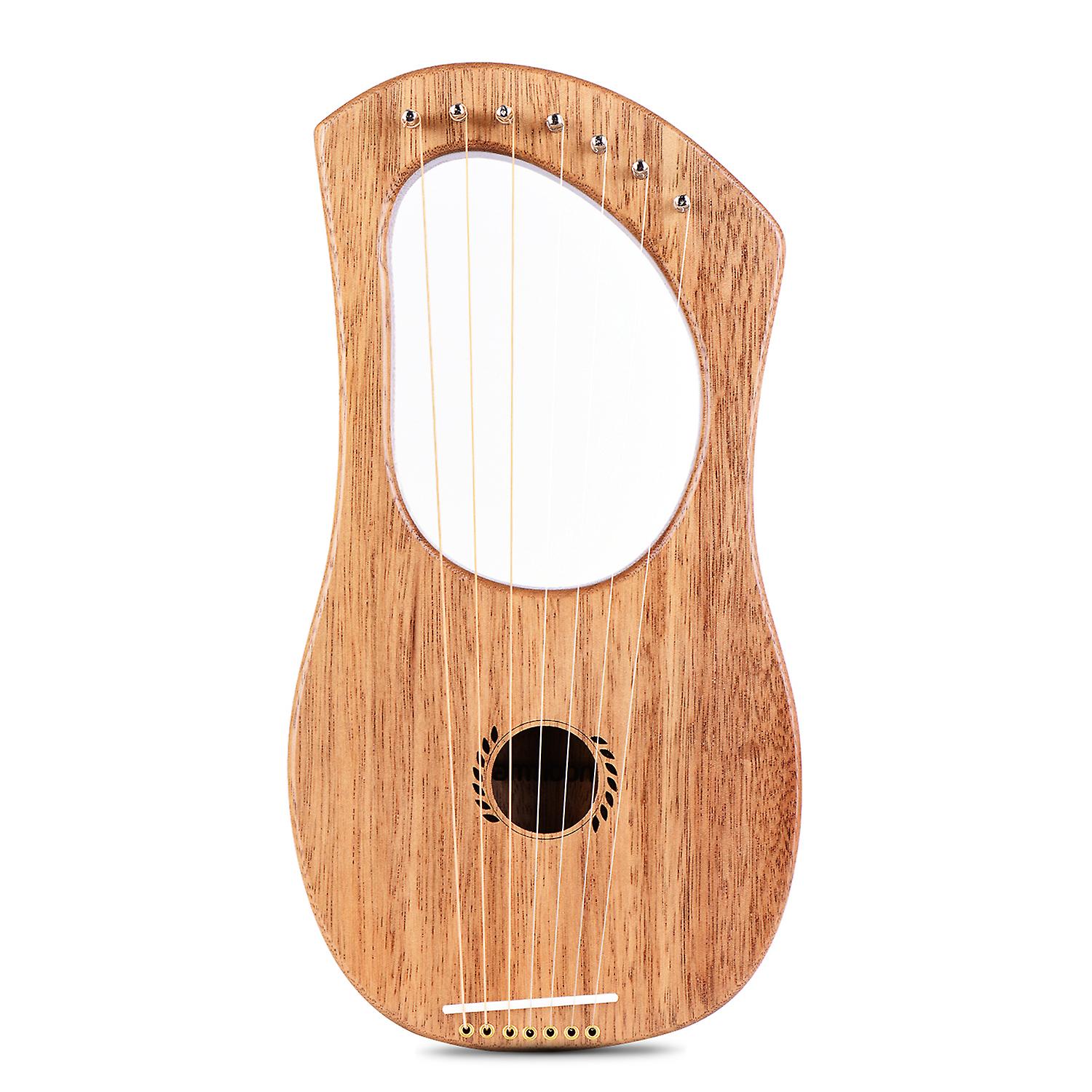 7-string Lyre Harp Ancient Style Lyres Terminalia Wood String ...