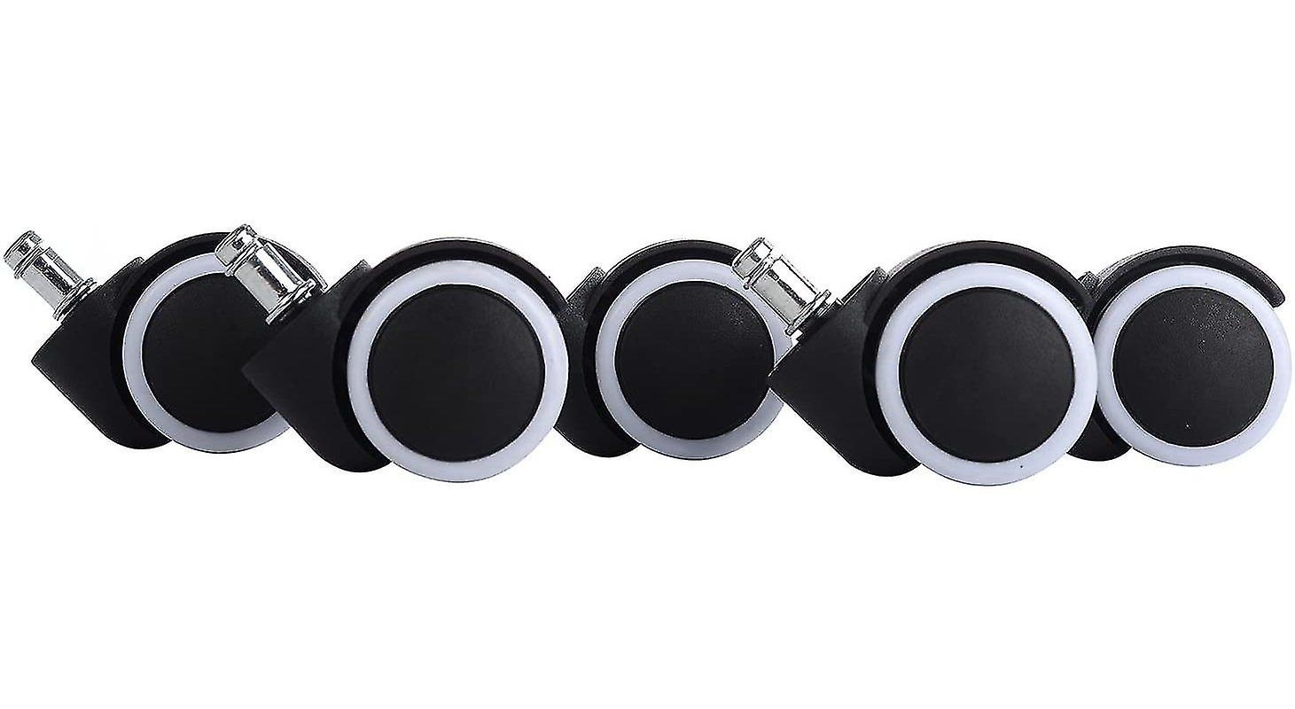 5x Hard Floor Castors Swivel Chair Castors 11mm / 48mm Castor Set For ...