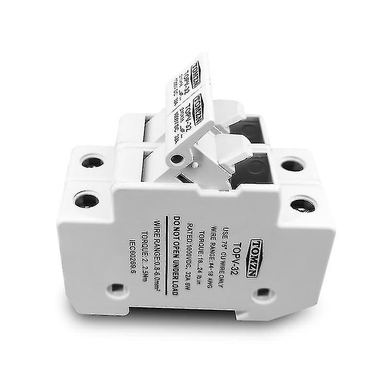Tomzn 2p Fuse H 10x38mm High Volta Solar Pv Fuse H 1000v Topv-32 For ...
