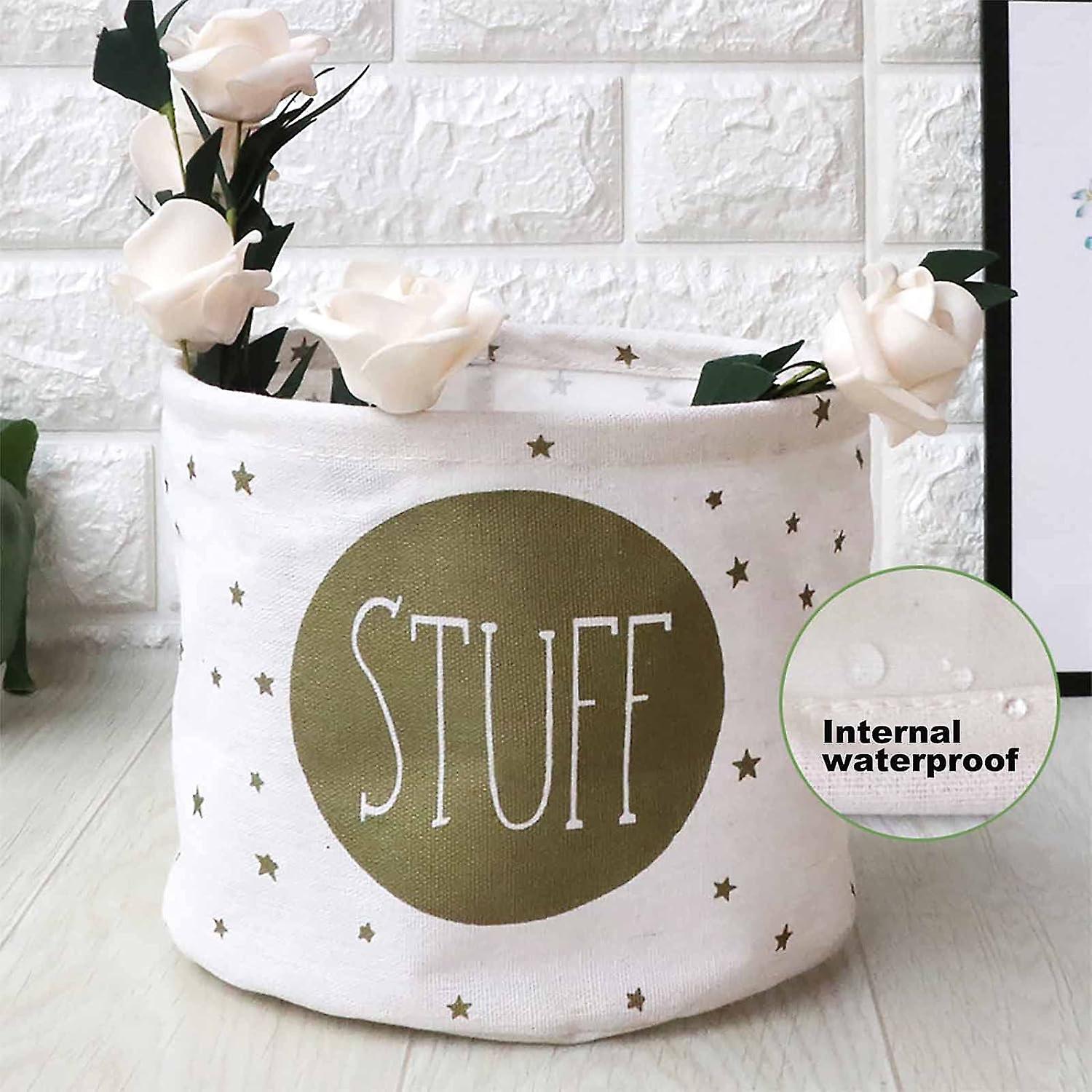 Set Of 4 Foldable Round Storage Boxes - Organize And Store With Style ...