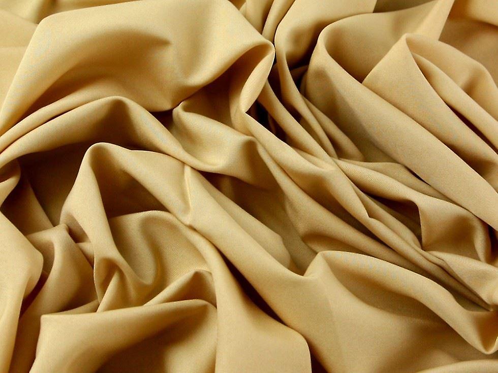 Minerva Soft Touch Crepe Fabric Gold - per metre | Fruugo UK