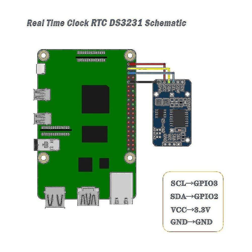 Rtc Ds3231 I2c Realtime Clock Compatible With Arduino And Raspberry Pi ... Rtc Ds3231 I2c Realtime Clock Compatible With Arduino And Raspberry Pi ...