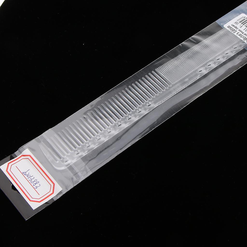 Clear Hair Cutting Comb Barber Hairdressing Hairstyling Salon Plastic ...