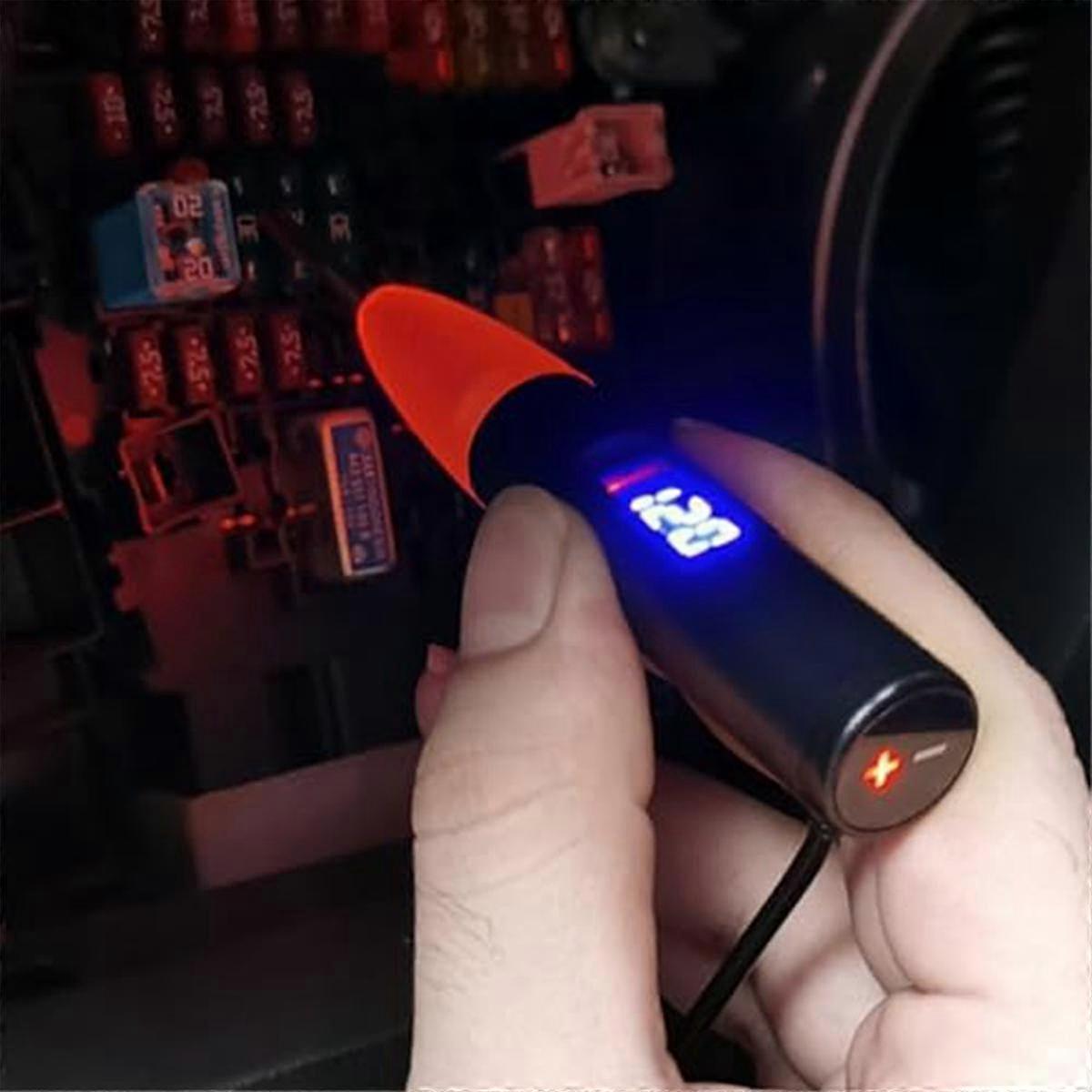 Auto Led Test Light 2-30v Digital Display Fuse Tester Circuit Tester ...