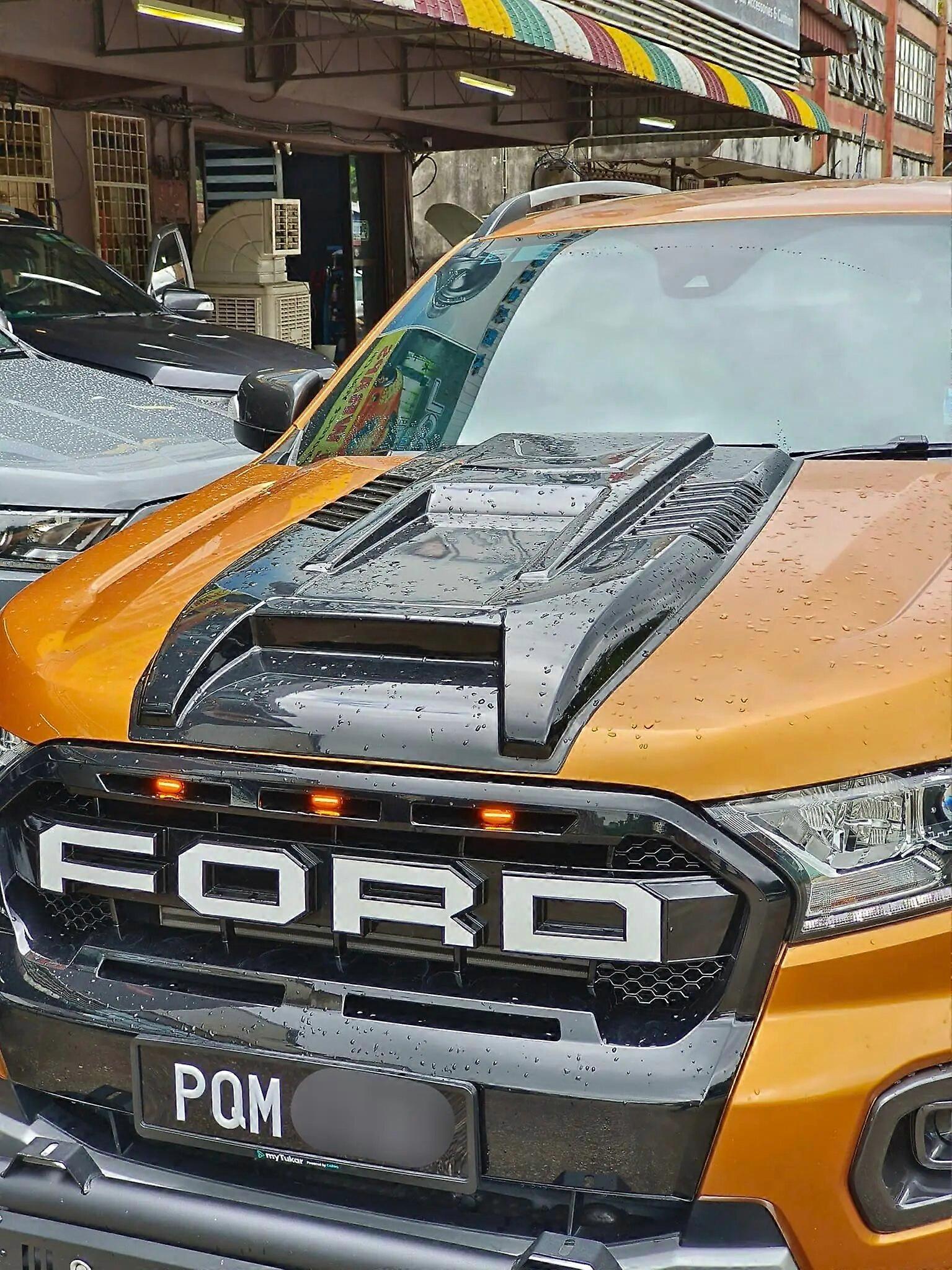 Matte Black Bonnet Scoop Hood Vent For Ford Ranger Wildtrak 2015-2022 ...