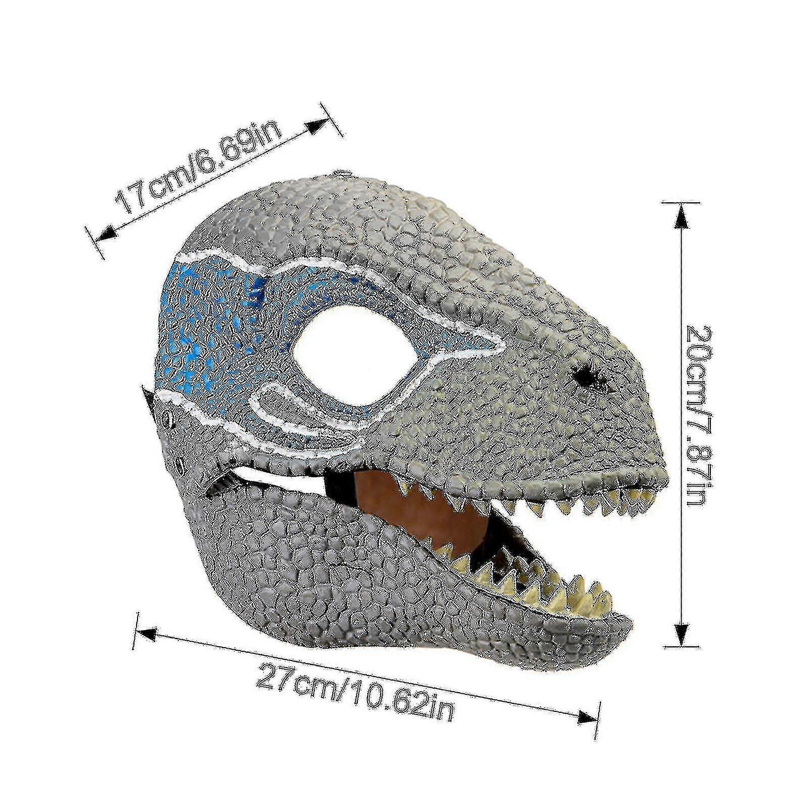 Dinosaur Mask Headgear,jurassic World Dinosaur Toys With Opening Moving ...