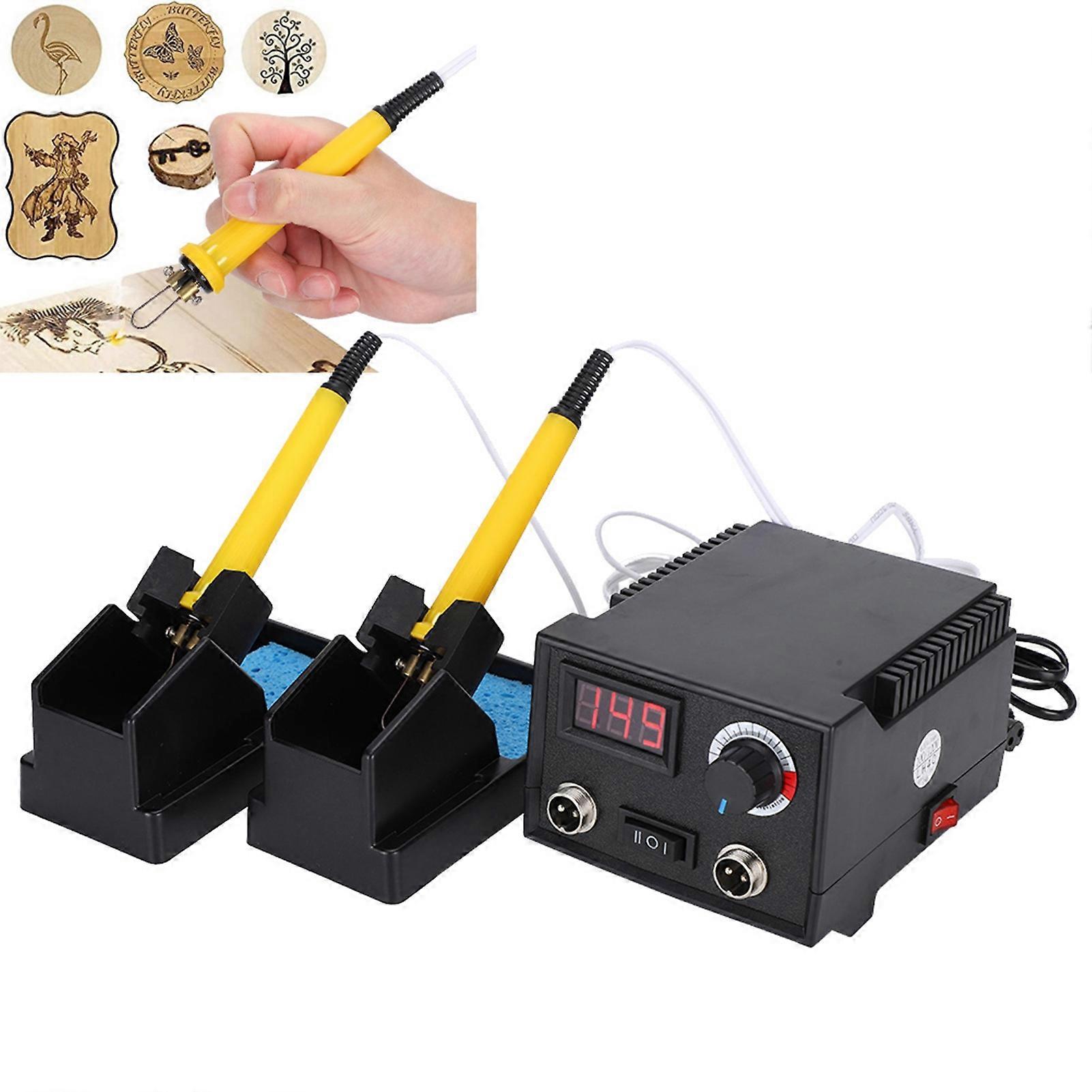 Wood Burning Kit Tool Professional Adjustable Temperature Pyrography ...
