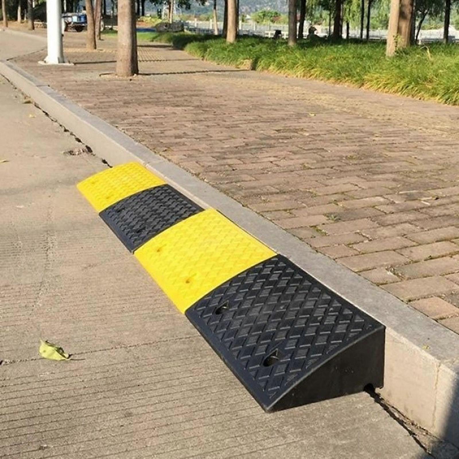 Curb Ramp Portable Driveway Curb Ramp for Motorcycle Mowers Hand Trucks ...