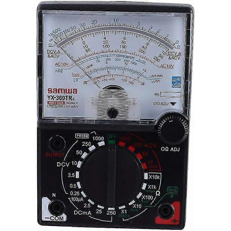 Analog Multimeter, Multimeter Tester AC DC Voltmeter Ammeter Ohmmeter ...