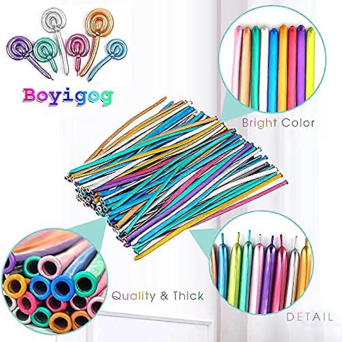 100pcs Modelling Balloon 260q Long Balloons For Balloon Animals ...