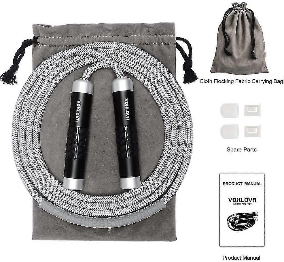 Weighted Jump Rope - Heavy Jump Ropes With Adjustable | Fruugo UK