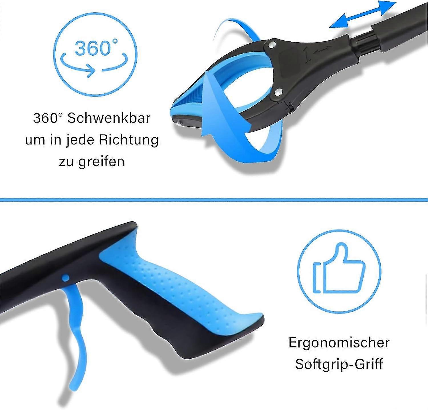 Object Picker 81cm, Telescopic Grabber With Magnetic Hook, Grabber For ...